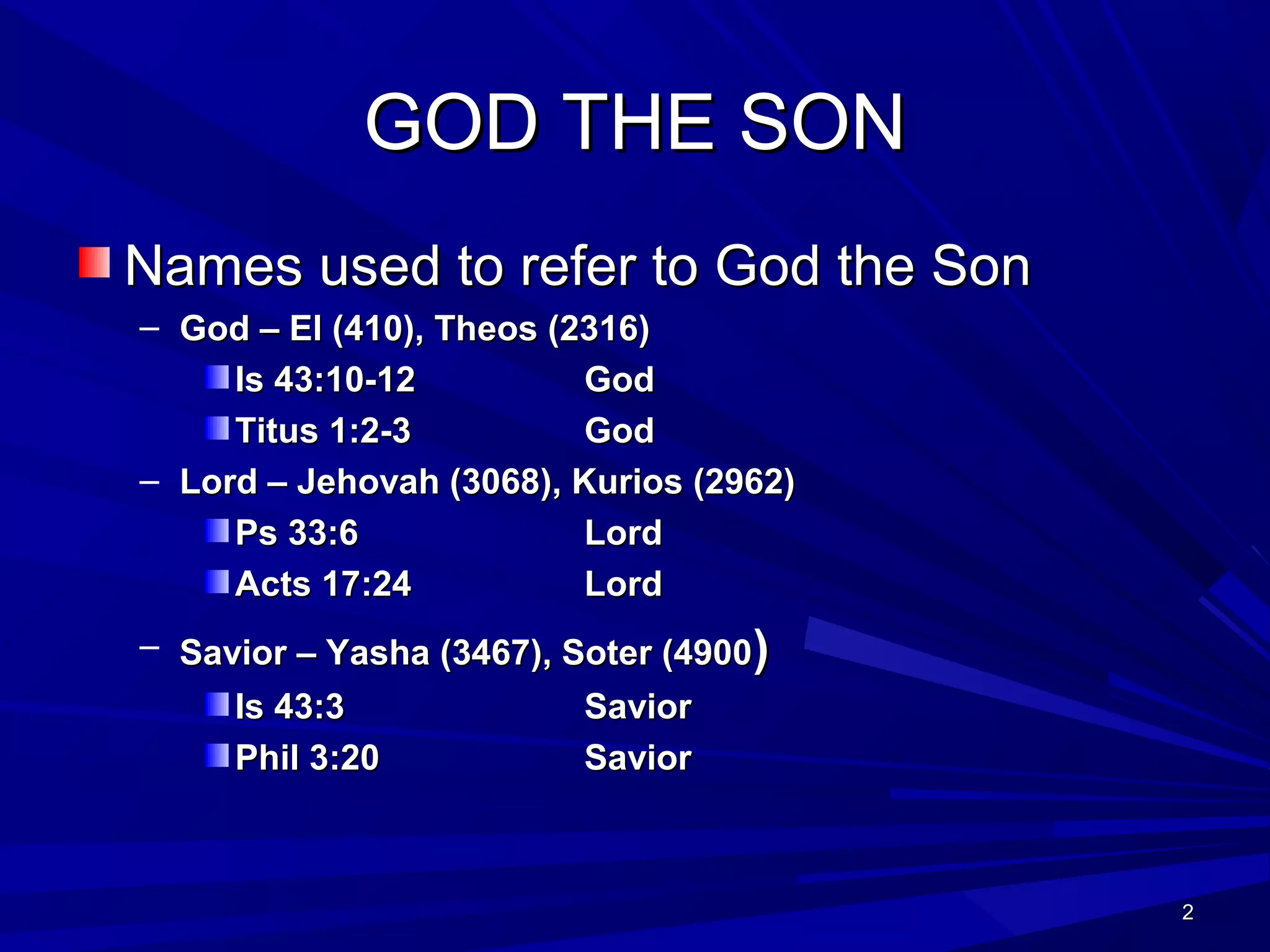 Godthe son | PPT