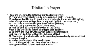 God, the Trinity, & the Divinity of Jesus | PPTX