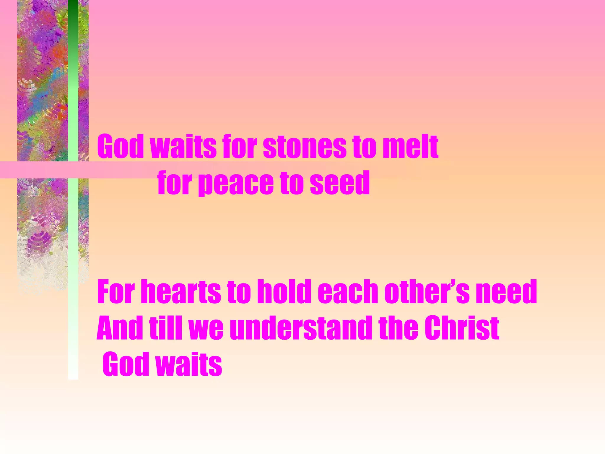 God weeps | PPS