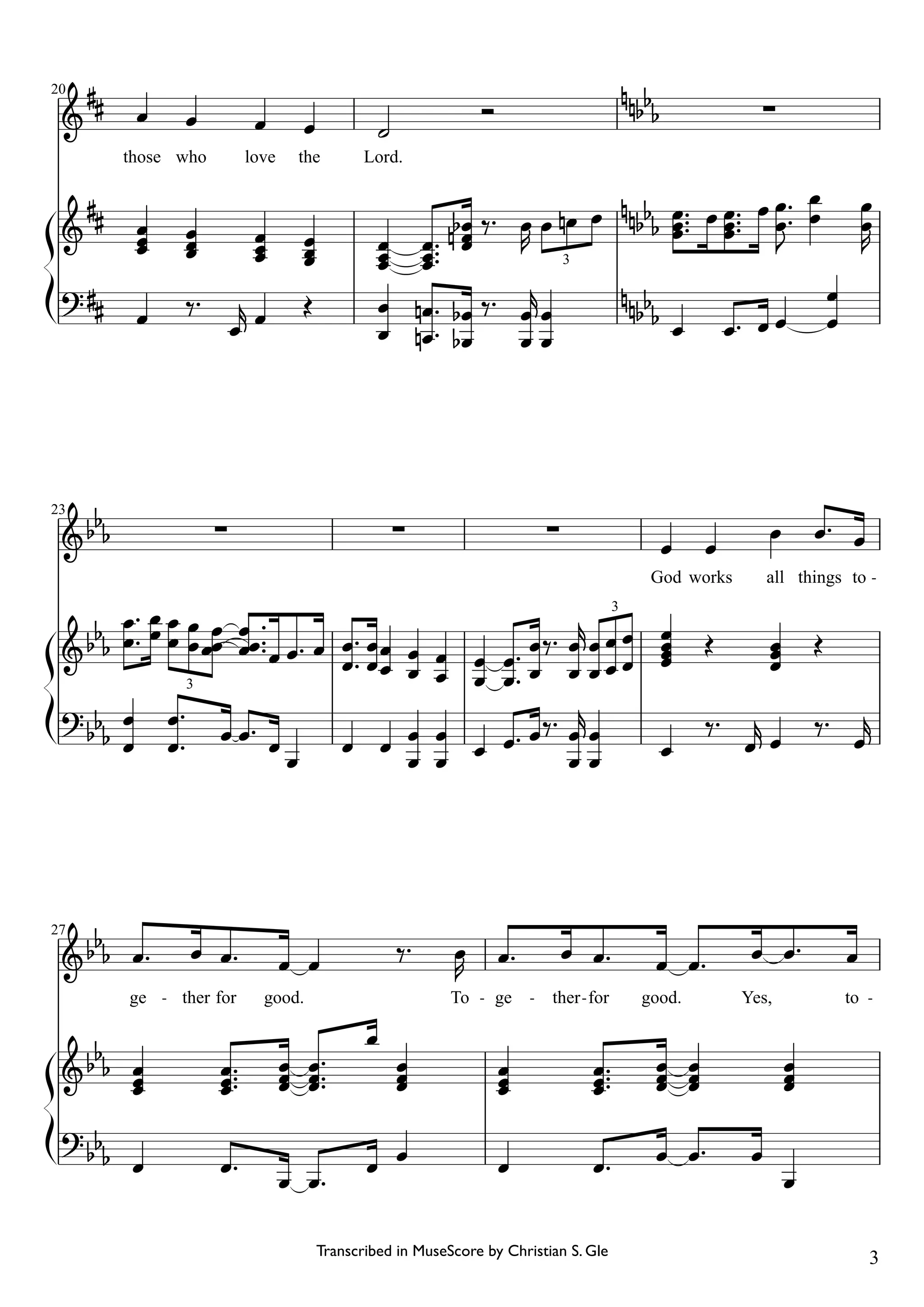 God Works All Things For Good | PDF