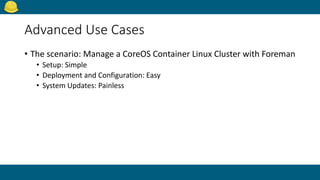 Foreman - Advanced use cases - Timo Goebel | PPT