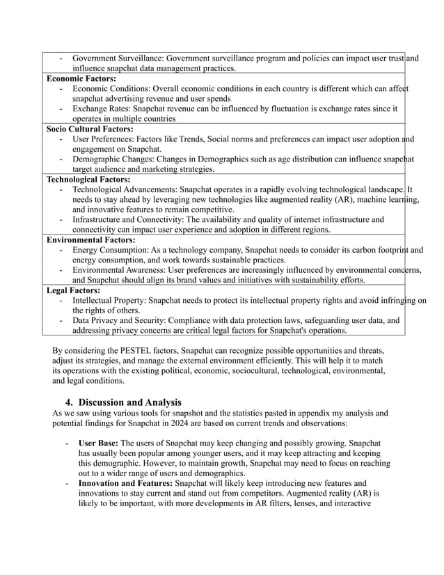 Snapchat Case Study by Kumari Warsha Goel | DOCX