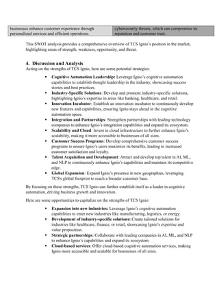 Tata Communication Service Case Study by Kumari Warsha Goel | DOCX