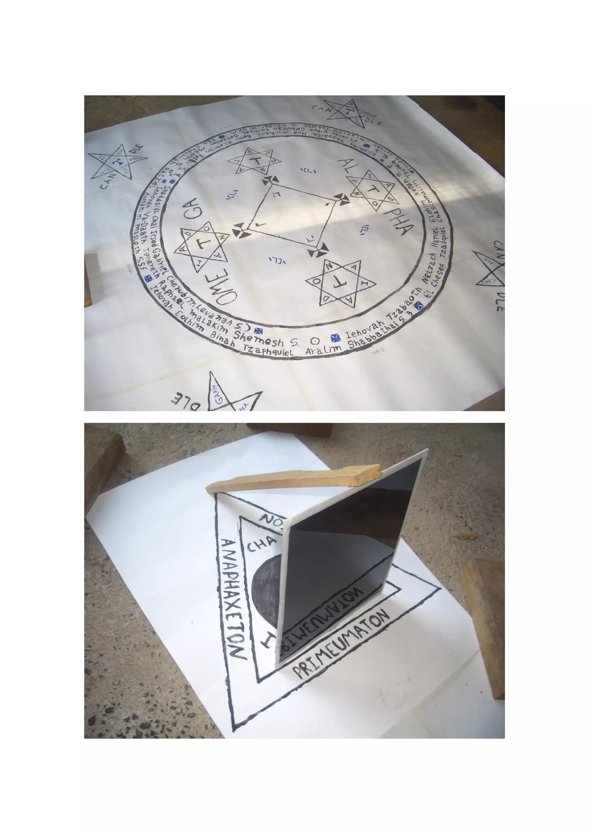 Goetia como preparar o circulo magico | PDF | Magic and Illusion | Hobbies & Interests
