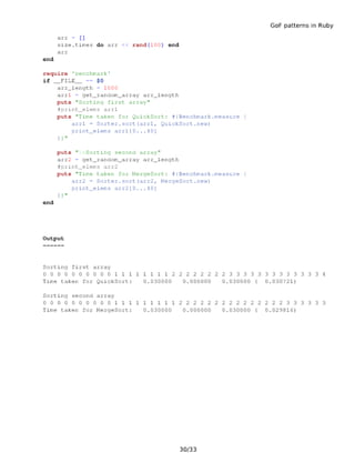 GOF patterns in Ruby | PDF