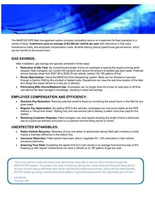 Go Fleet - Fleet Management Solutions | PDF | Logistics | Business