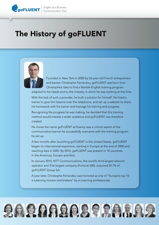 goFLUENT corporate brochure 2012 | PDF | Online Education | Education