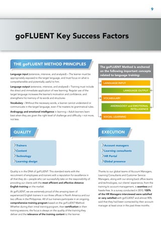 goFLUENT corporate brochure 2012 | PDF | Online Education | Education