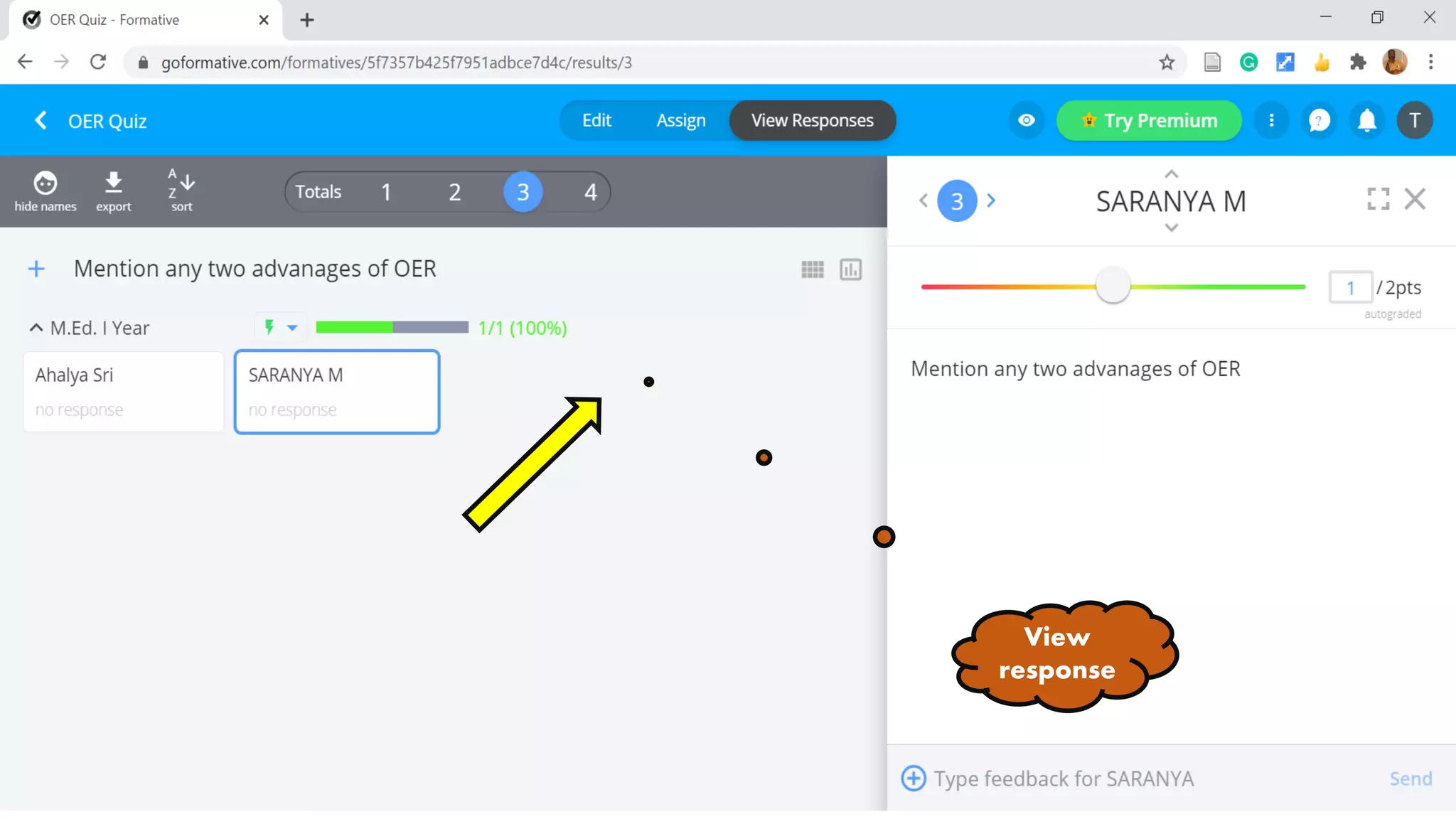 Go formative (Assessment Tool) | PDF