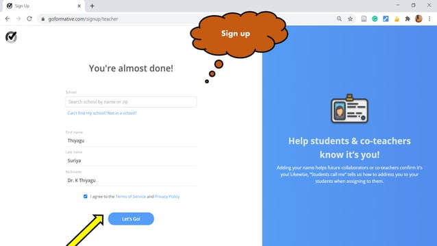 Go formative (Assessment Tool) | PDF