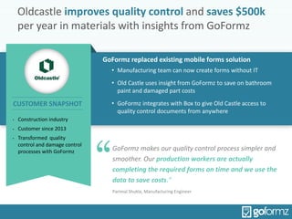 GoFormz Smart Mobile Forms Overview | PPT