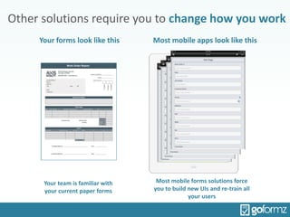 GoFormz Smart Mobile Forms Overview | PPT