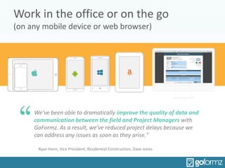GoFormz Smart Mobile Forms Overview | PPT