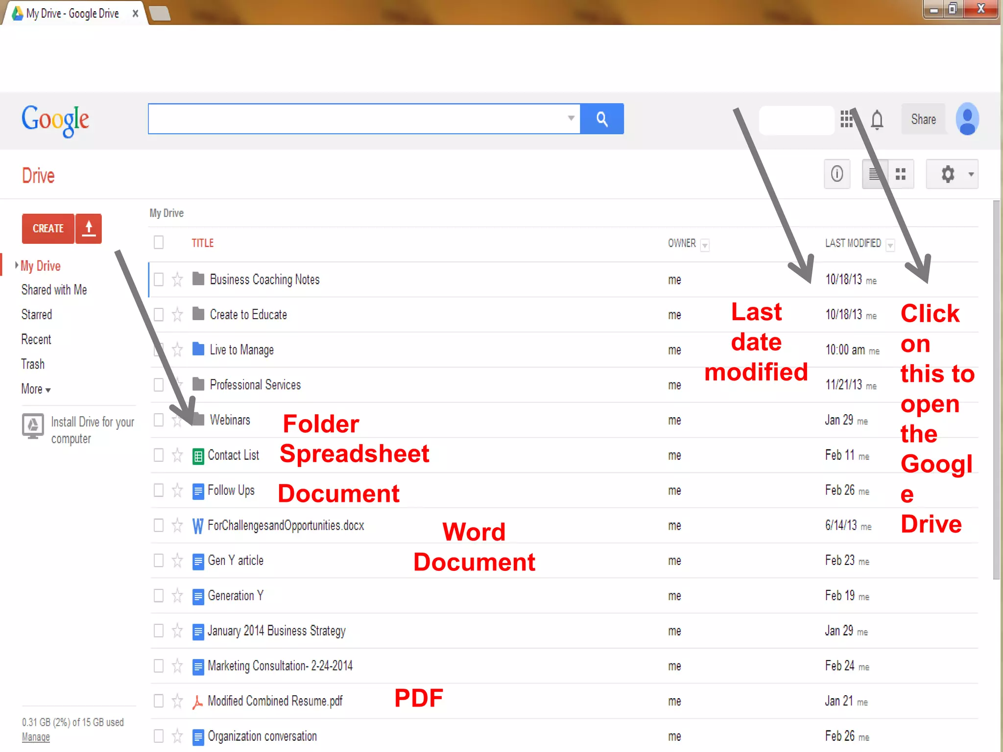 Google Drive Tutorial | PPT