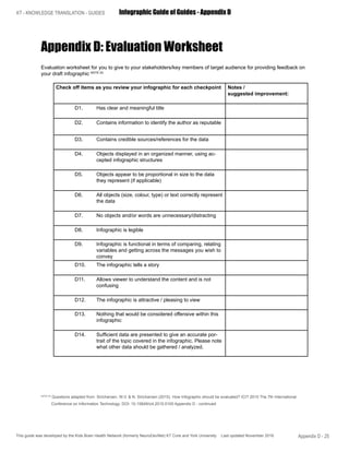 Infographic Worksheet