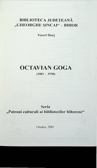 Octavian Goga (1881-1938) | PDF