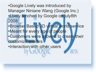 Gogle lively | PPT | Free Download