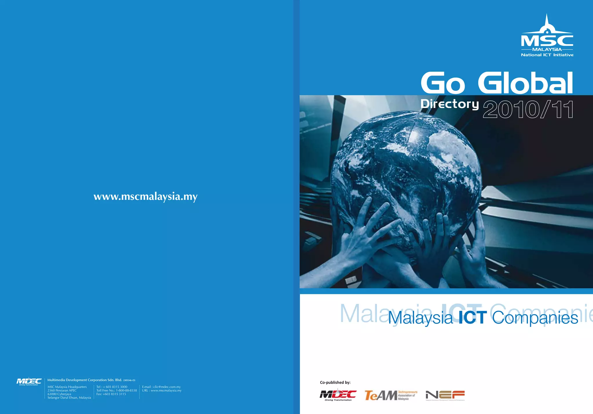 MSC Malaysia Go Global Directory 2010/11 | PPT