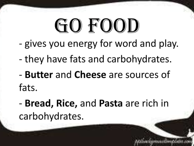 Go, glow, and grow food | PPT | Nutrition | Healthy Living