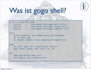 Gogo shell | PDF