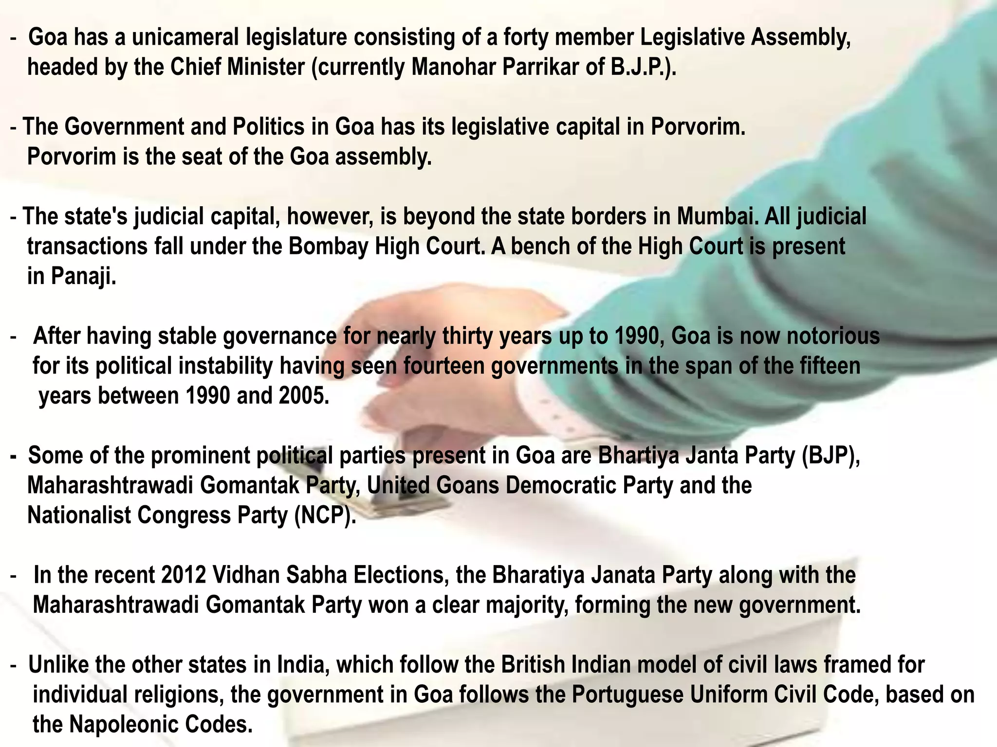 Presentation on Goa | PPTX