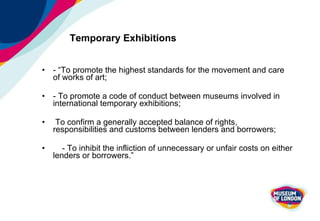 Temporary Exhibitions | PPT