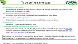 Go Go Squeez Marketing Plan | PPTX