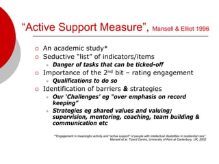Active Support - Keeping it Real | PDF