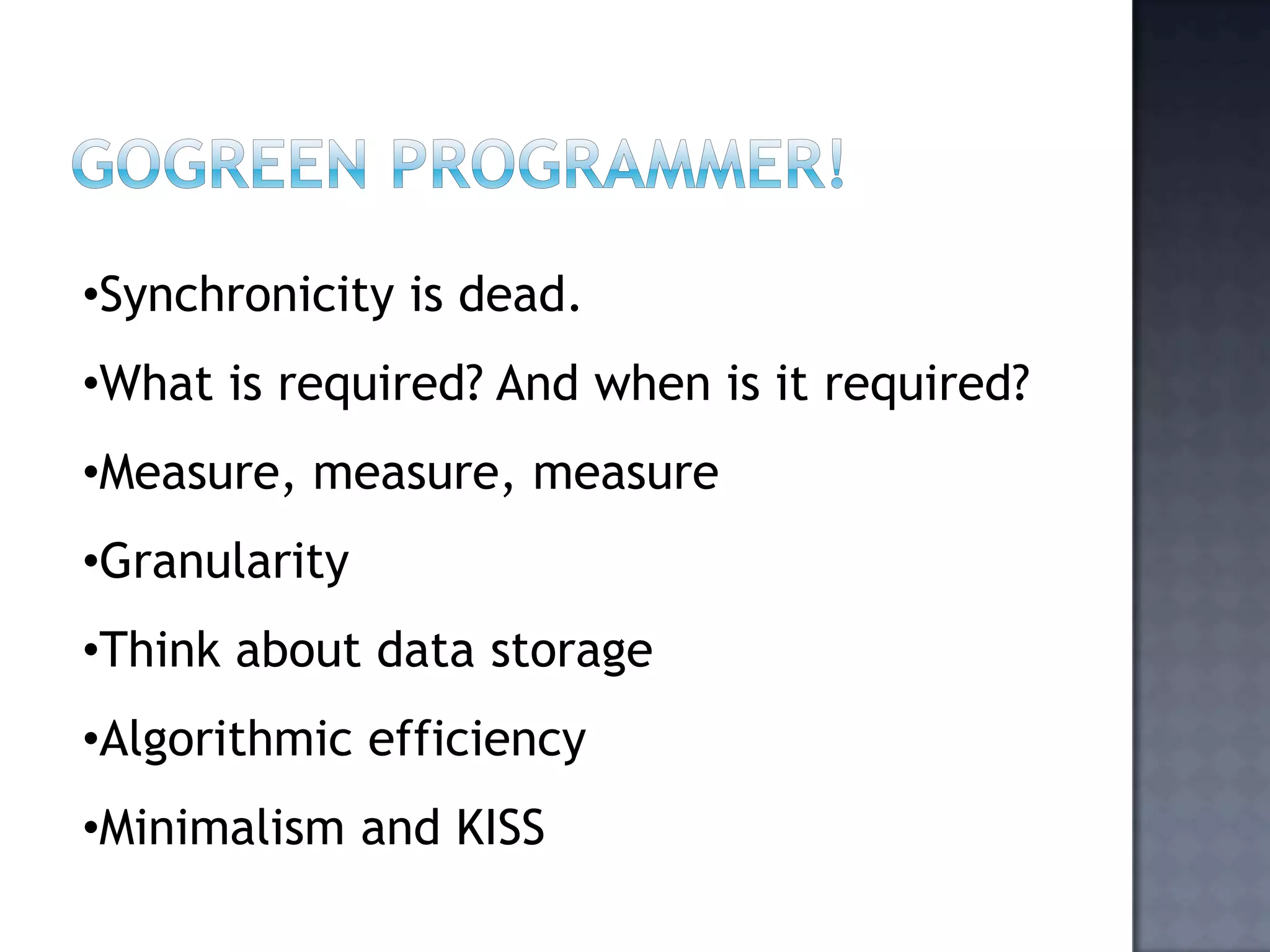 GoGreen IT tips | PPTX
