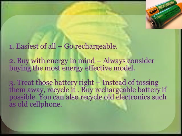 Student Project: Go Green | PPT