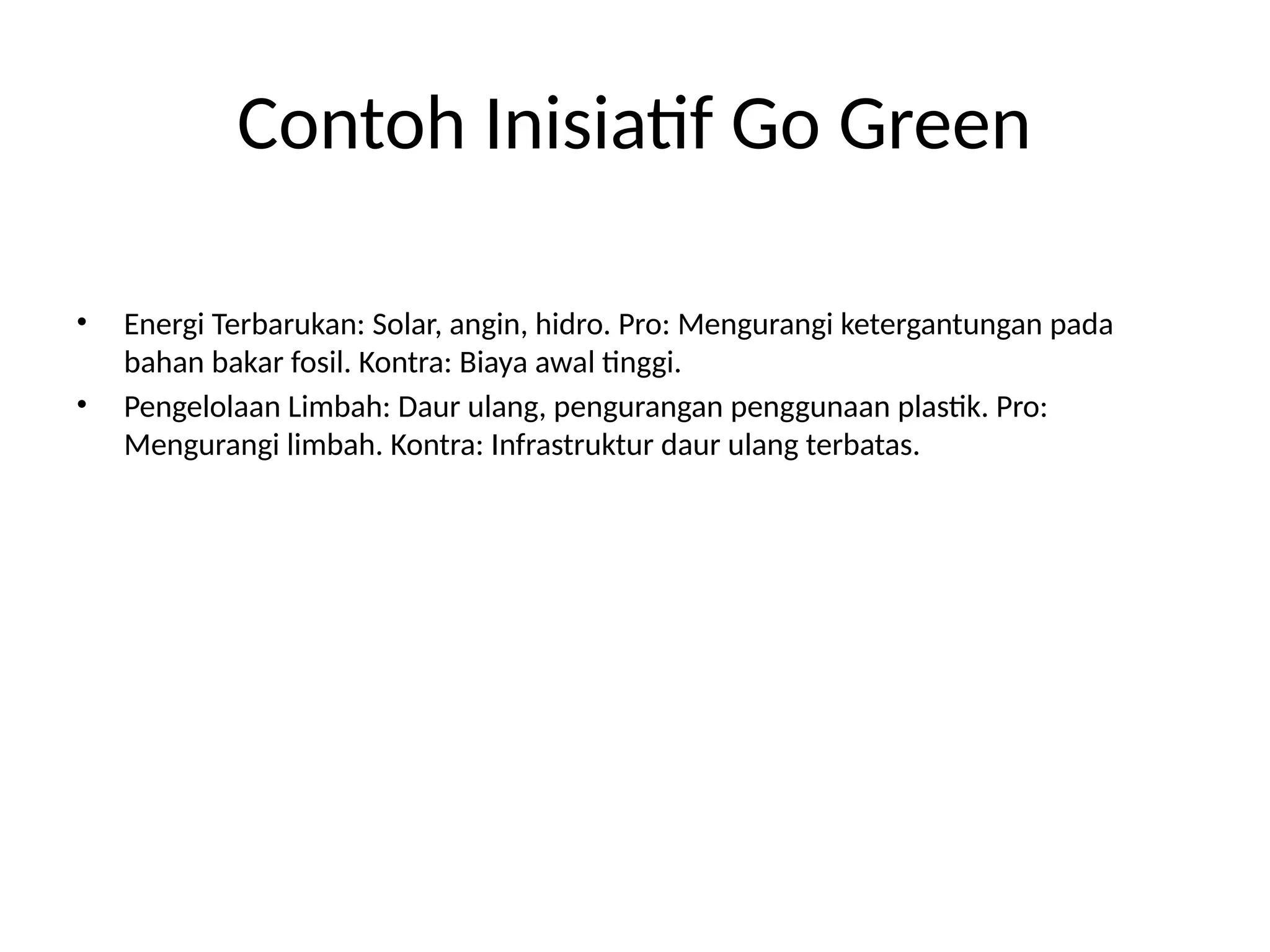 Go_Green_Initiative_Presentation sustainability | PPTX