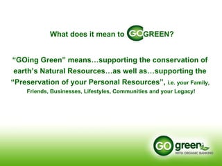 Go green power point presentation(2) | PPT