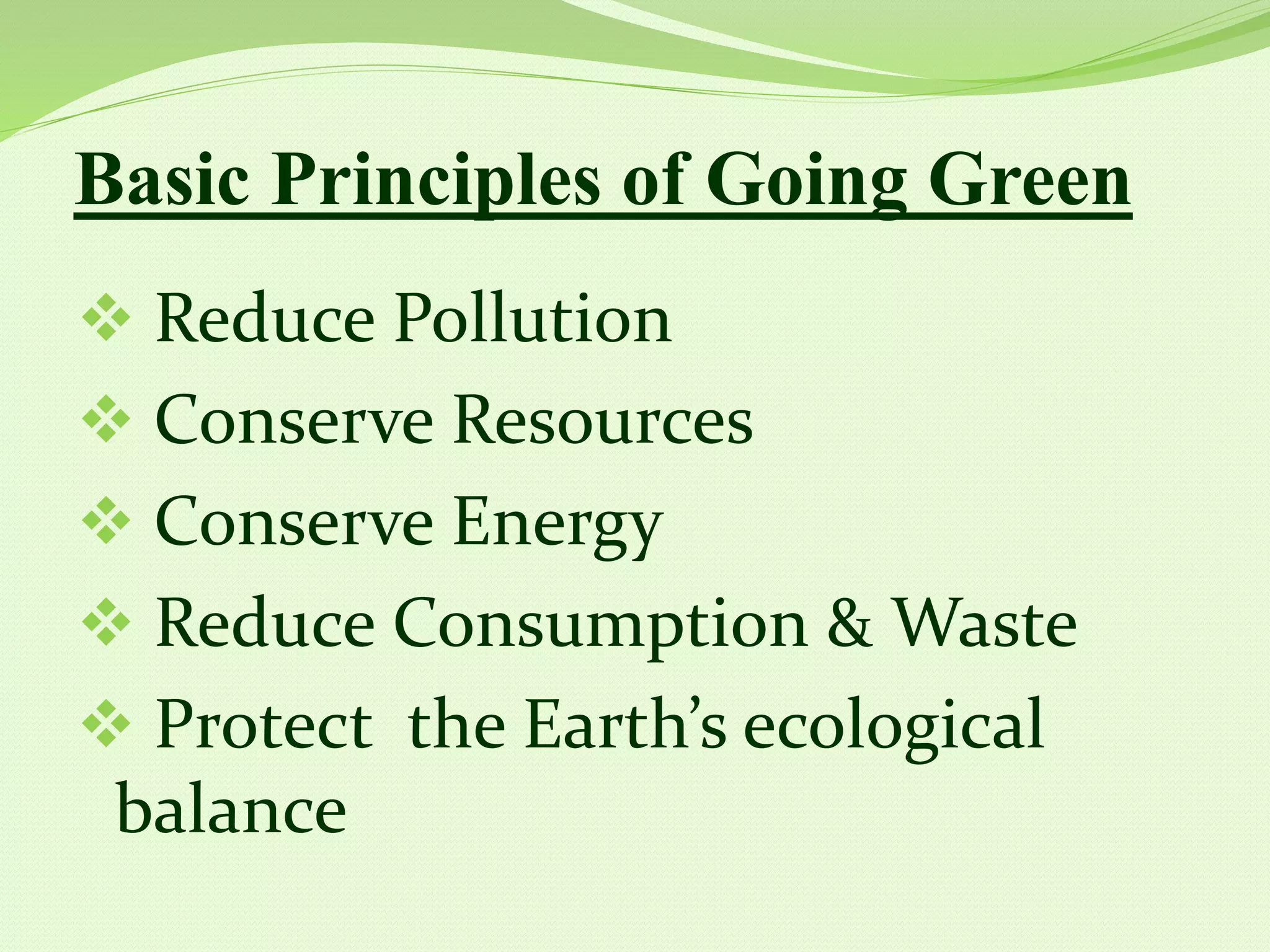 Go green ppt | PPTX