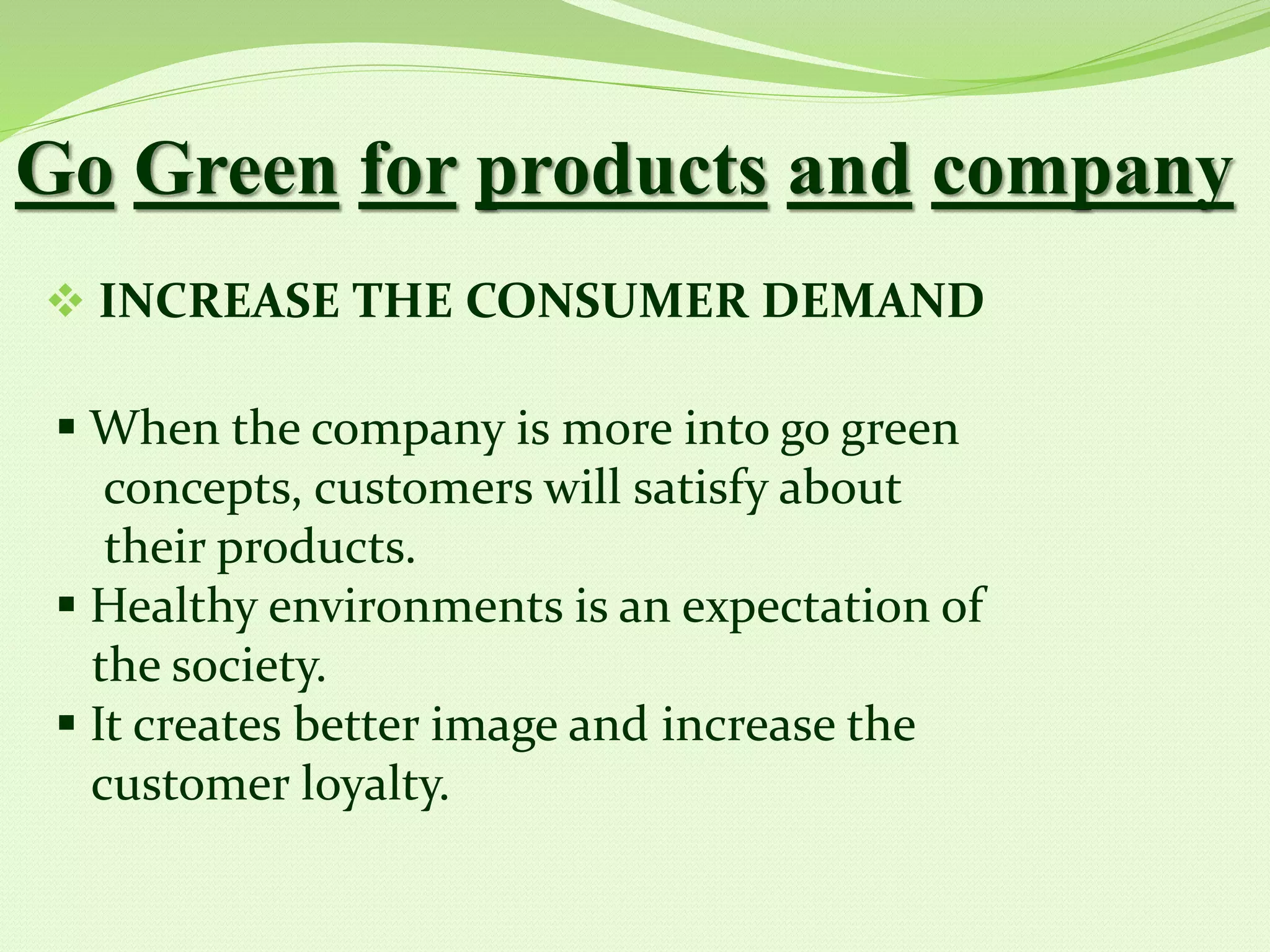 Go green ppt | PPTX