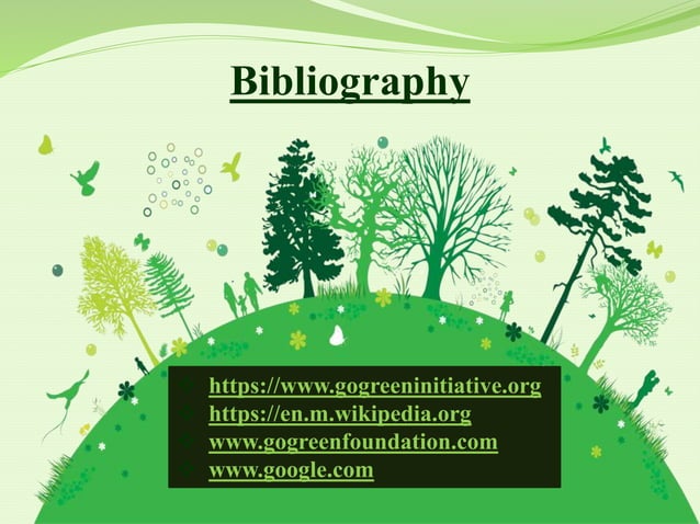 Go green ppt | PPTX
