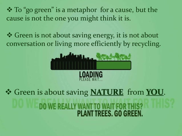Go green ppt | PPTX