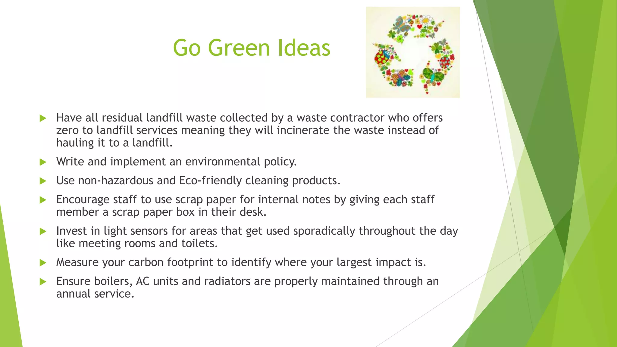 Go green presentation | PPT