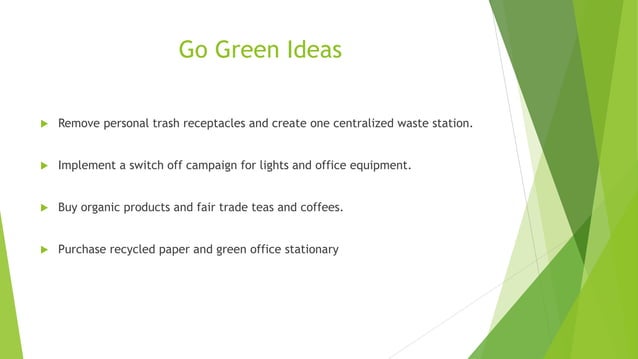 Go green presentation | PPT