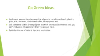 Go green presentation | PPT