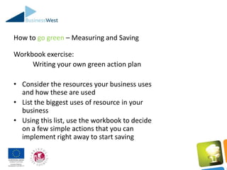 Go green presentation gregg latchams | PPTX