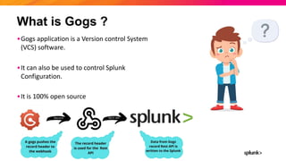 Gogs App for Splunk | PPT