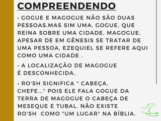 Gogue e Magogue um dia de juizo....pptx. | PPTX