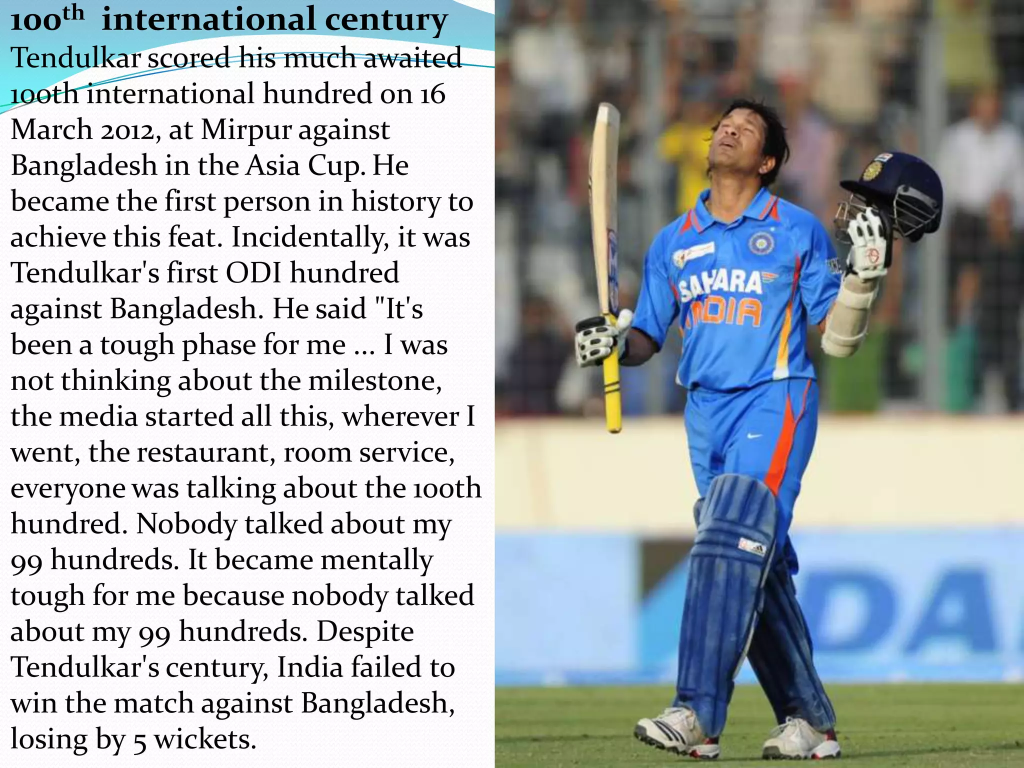 Sachine Tendulkar.ppt