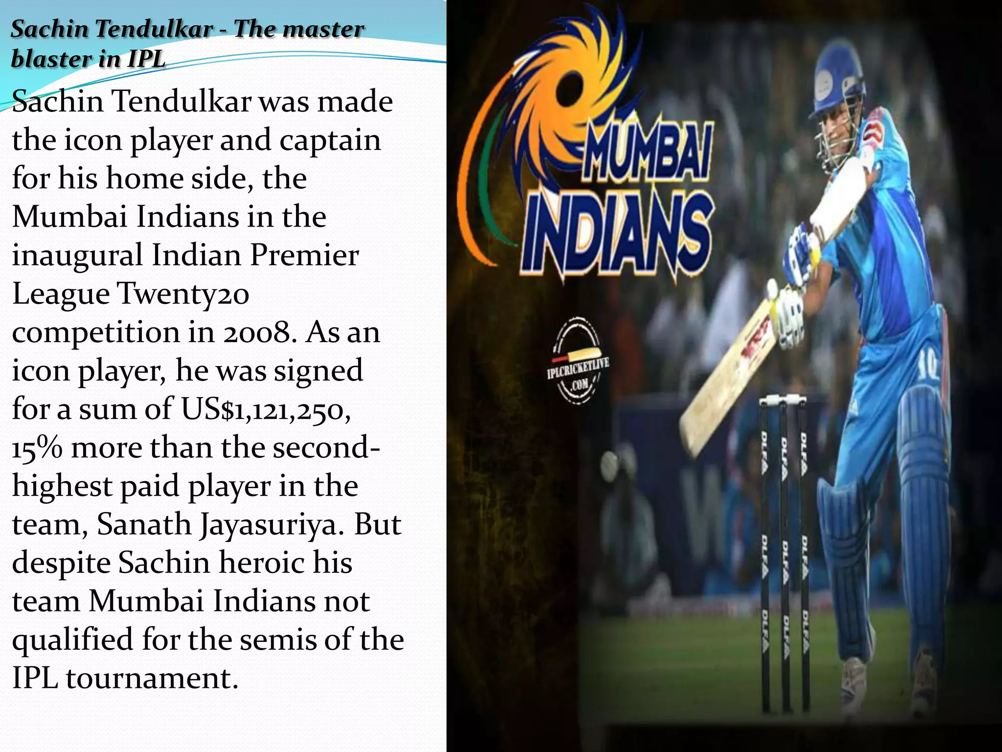 Sachine Tendulkar.ppt