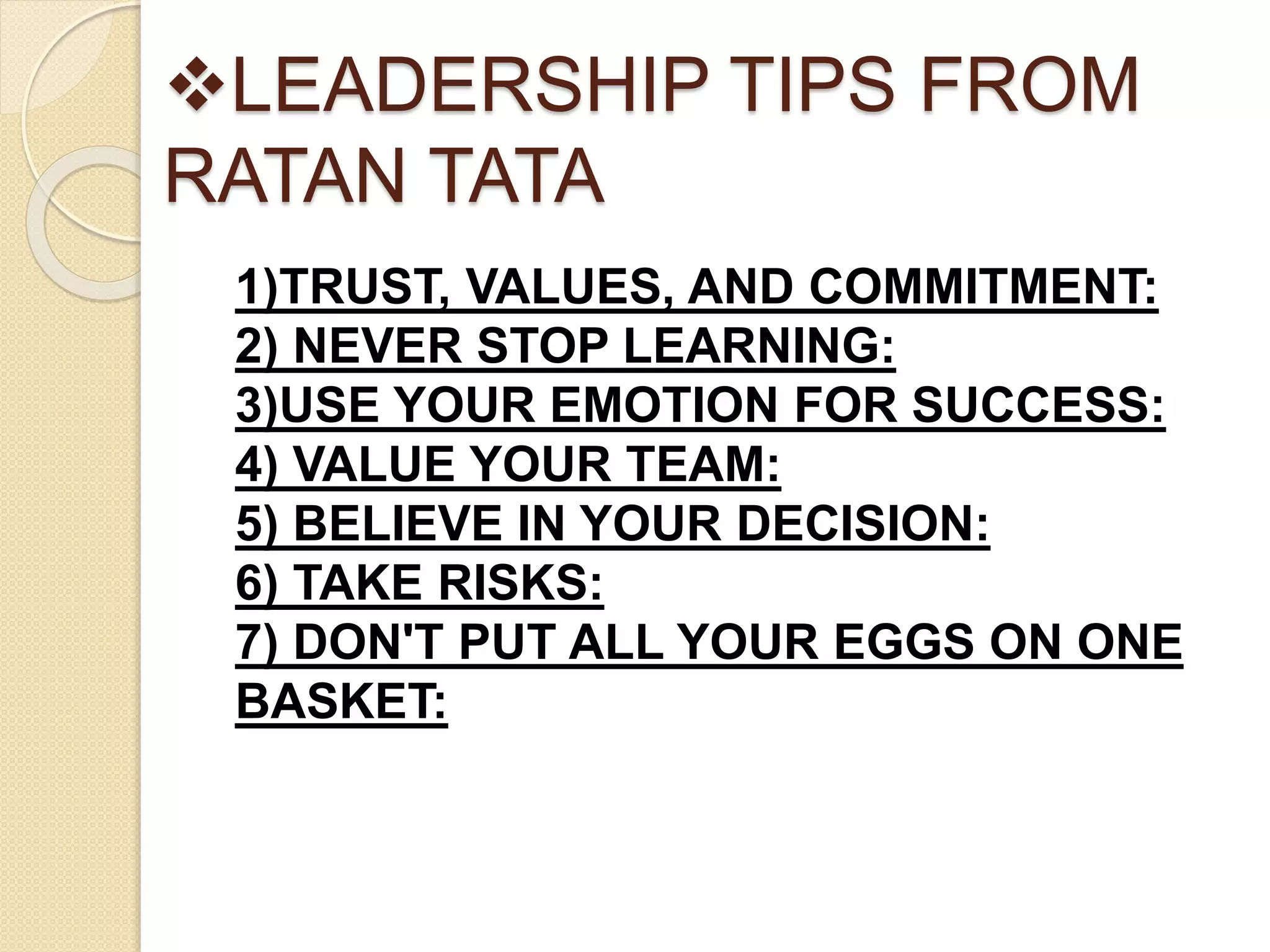 Ratan tata ppt | PPTX