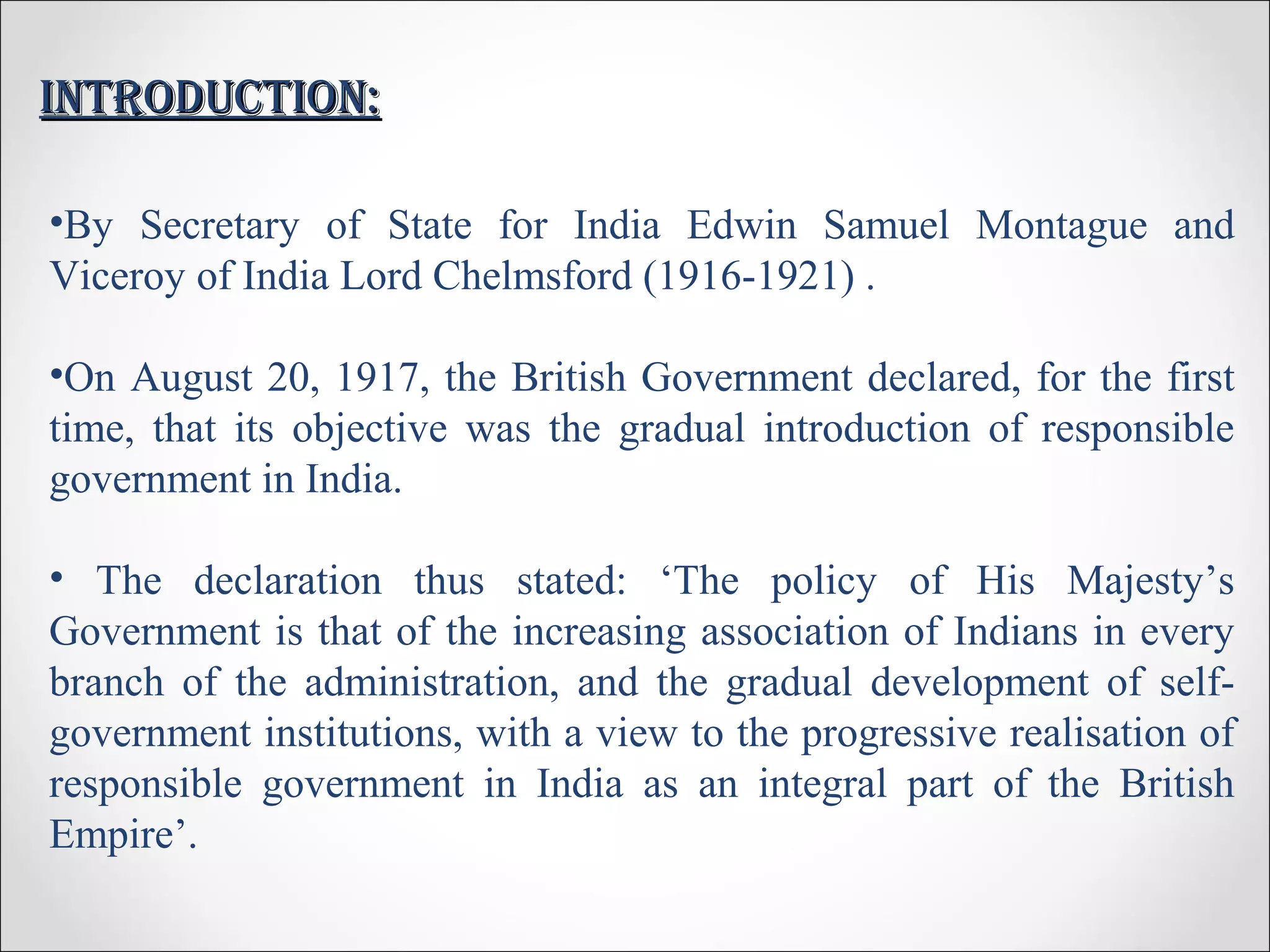 Goi act 1919 copy | PPT