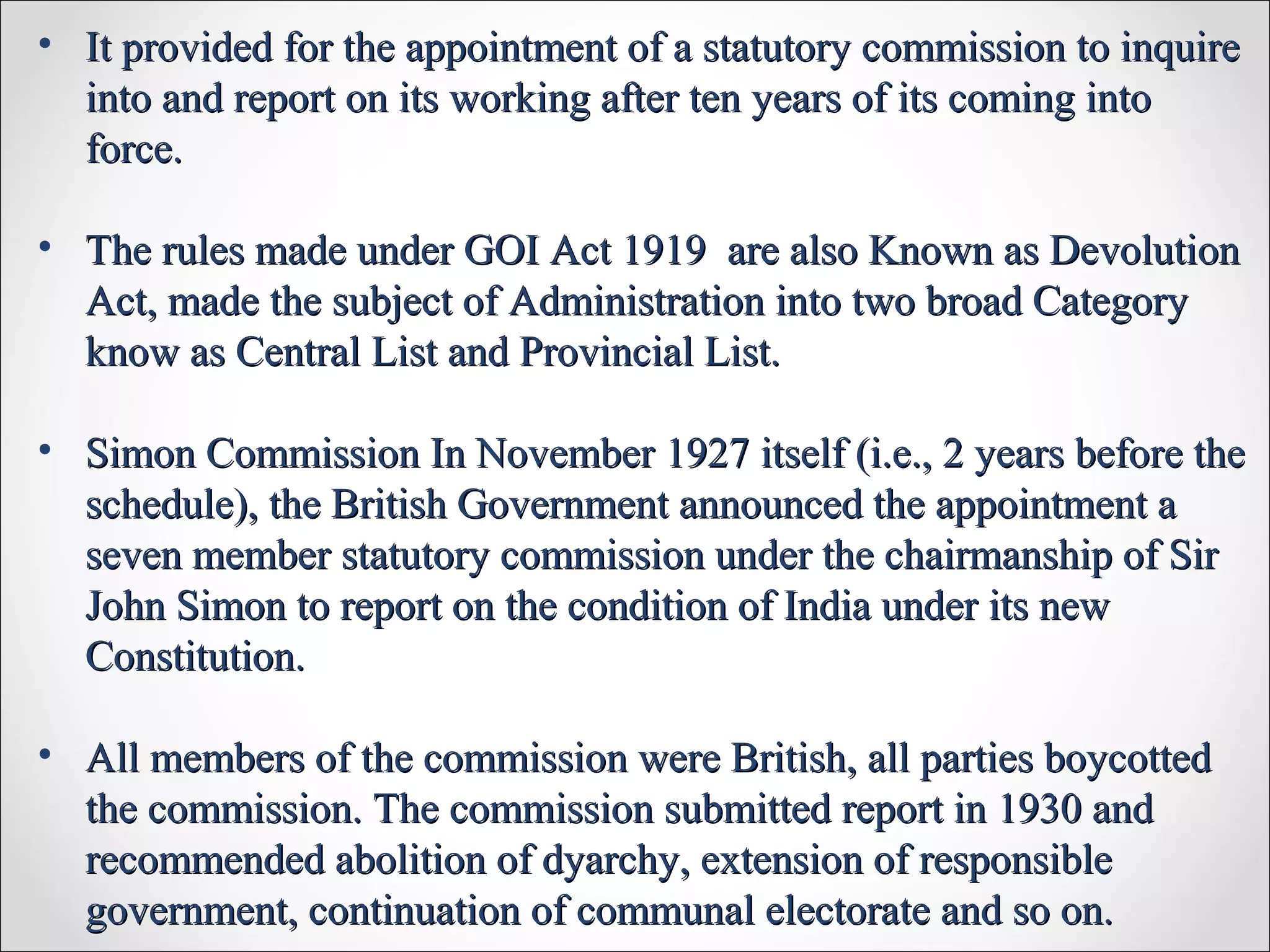 Goi act 1919 copy | PPT