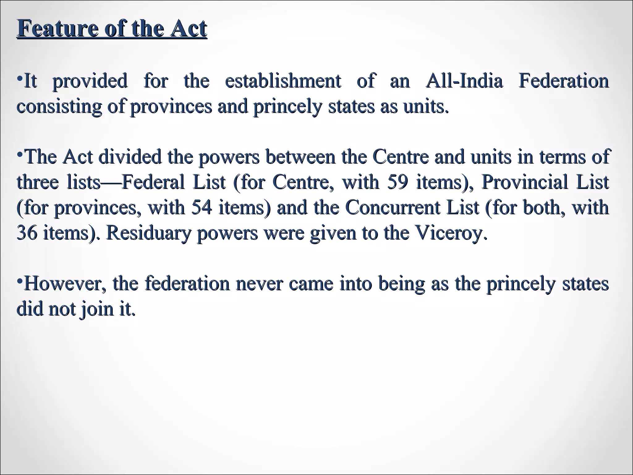 Goi act 1935 | PPT