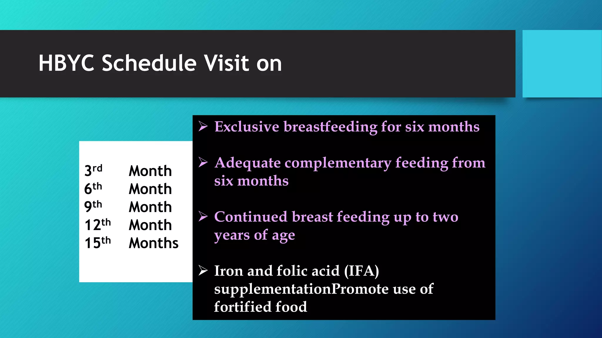 Goi initiatives in promoting IYCF practices | PDF
