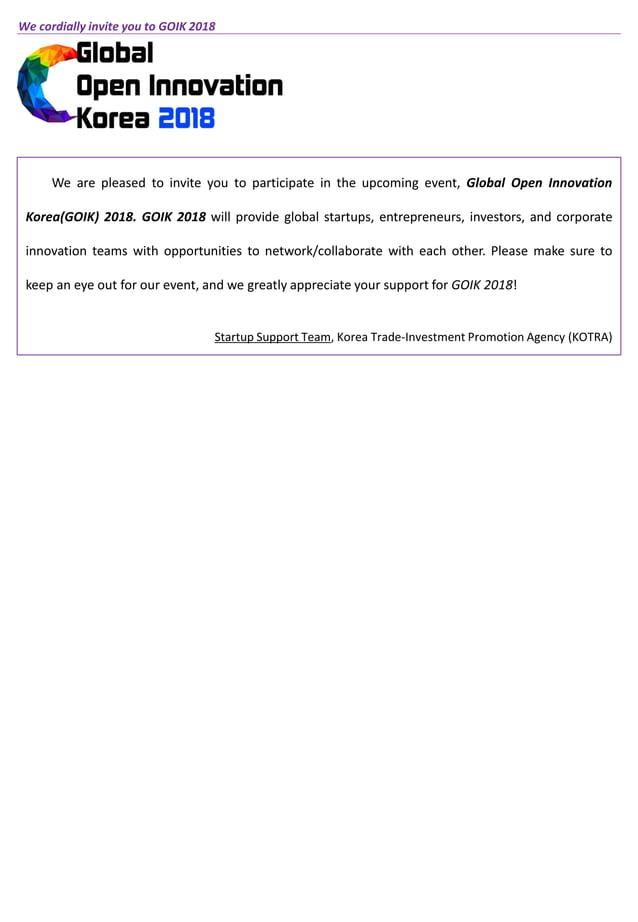 Goik2018 kotra program | PDF